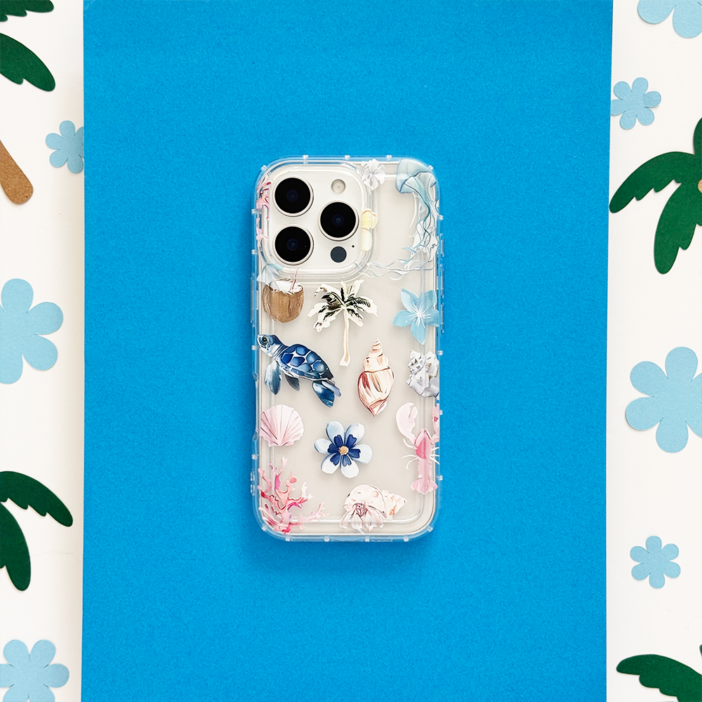Beach Girl Summer Clear iPhone Case | Phone Cases | Coconut Lane