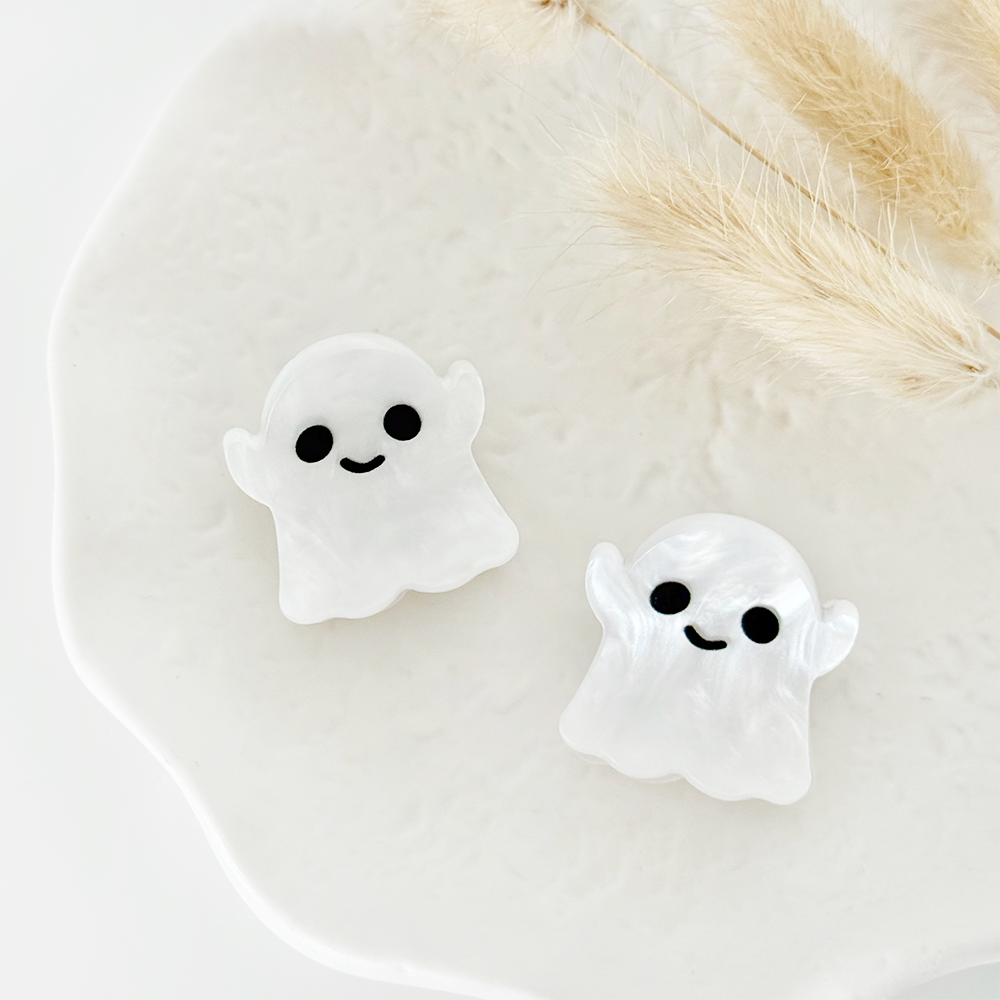 Cute Ghost Mini Claw Clips – Coconut Lane