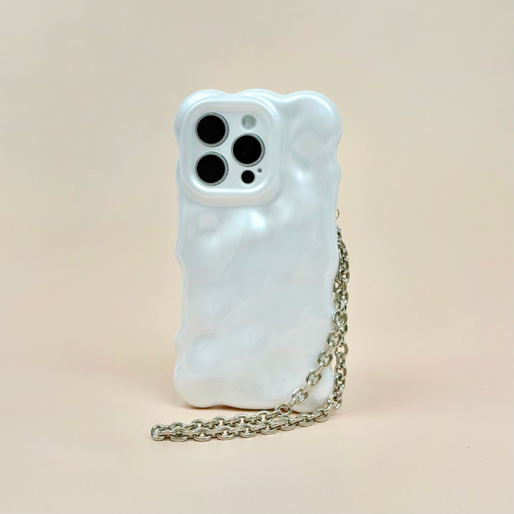 Silver Chain Phone Strap | Phone Charm | Coconut Lane